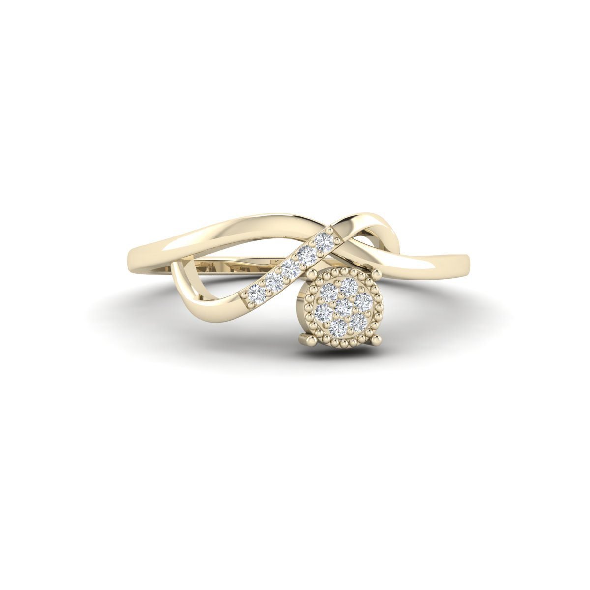 Buy 18K gold and diamond rings online at best price in UAE – Carat Craft