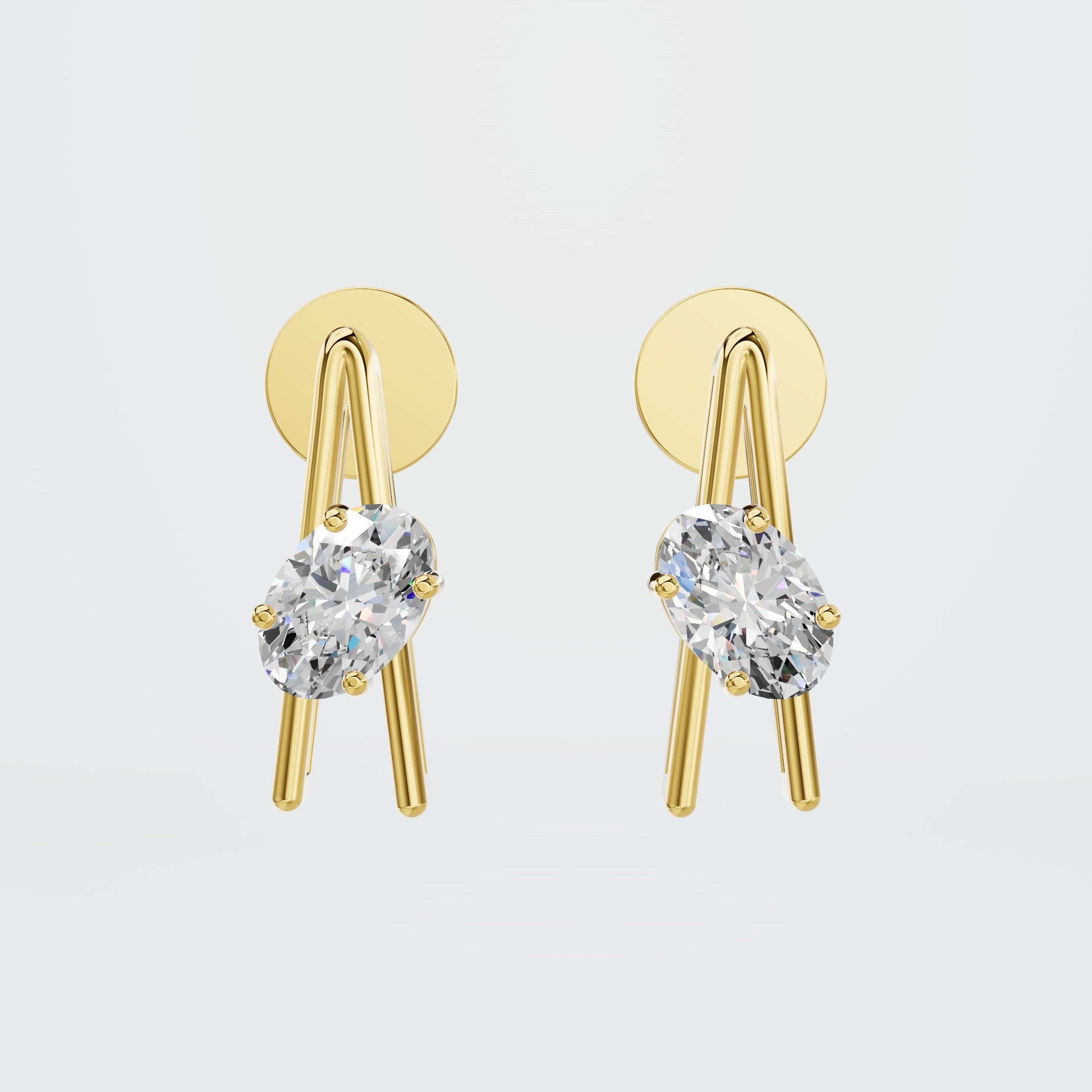 Delicate Oval Everyday Earrings – Carat Craft Jewellery